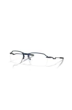 Oakley 57mm Rectangle Eyeglasses Blue