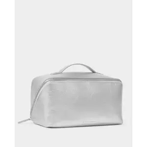 KATIE LOXTON Large Patent Crackle Makeup And Toiletry Bag