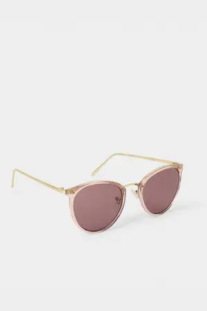 KATIE LOXTON Santorini Sunglasses - Rose Gold