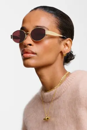 KATIE LOXTON Siena Oval Sunglasses