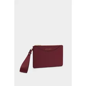 KATIE LOXTON Alba Wristlet Pouch - Cherry