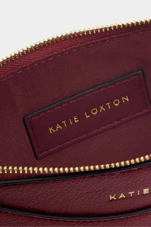 KATIE LOXTON Alba Wristlet Pouch - Cherry