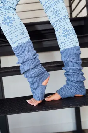 VITALITY Sweater Leg Warmers - Storm