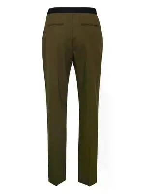 MSGM Logo-waistband Trousers