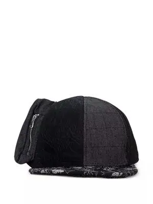 WHO DECIDES WAR BY EV BRAVADO Distressed Baseball Cap - Black