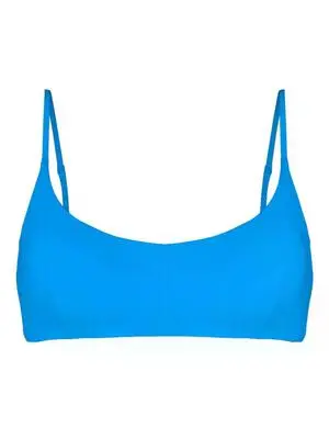 MC2 SAINT BARTH Adjustable-strap Bikini Top - Blue