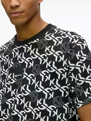 Karl Lagerfeld Monogram-pattern T-shirt