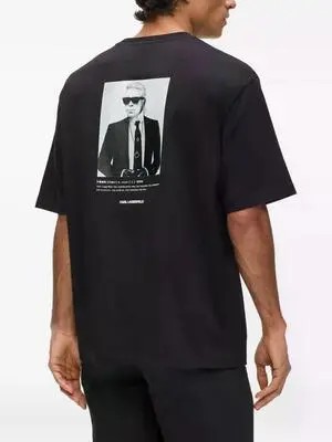 Karl Lagerfeld Portrait-print T-shirt