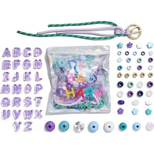 Baublebar The Mini Diy Bag Charm Bead Kit Purple