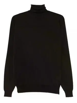 John Smedley Cherwell Roll-neck Sweater - Brown