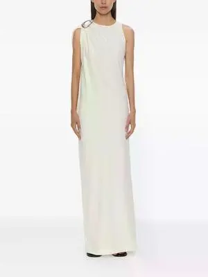 Christopher Esber Column Maxi Dress With Pin Embellishment