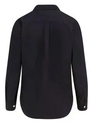 Play Comme Des Garcon Ruffled-detail Long-sleeved Shirt