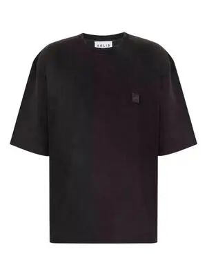 SOLID HOMME Lp-graphic T-shirt - Black