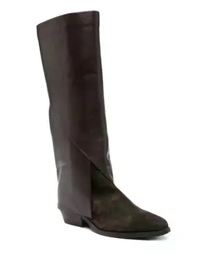 JULIE DEE Knee Panelled Boots