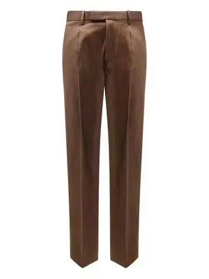 Zegna Pleated Wool Trousers