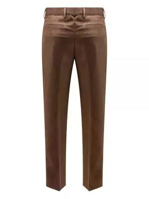 Zegna Pleated Wool Trousers