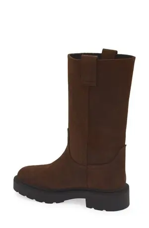 Jeffrey Campbell Obsidian Platform Boots - Brown Distressed Suede