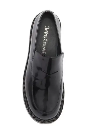 Jeffrey Campbell Rotary Penny Loafer - Black Box