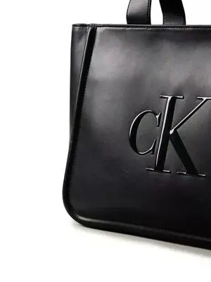Calvin Klein Logo-embossed Tote Bag