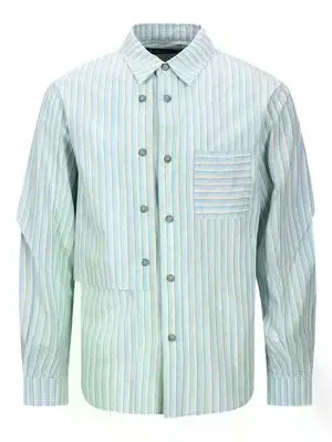 Andersson Bell Stripe-pattern Shirt - Blue