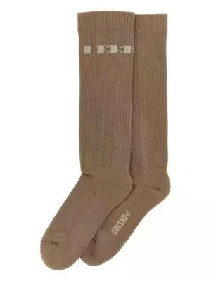 Rick Owens Jacquard Socks - Brown