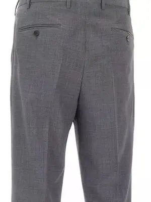 DEVORE INCIPIT Pleated-front Trousers - Grey