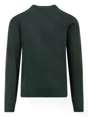 FILIPPO DE LAURENTIIS Crew-neck Ribbed Sweater - Green