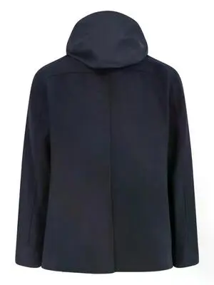 PALTO' Single-breasted Hooded Jacket