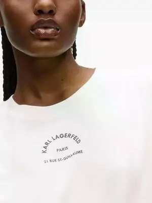 Karl Lagerfeld Rue St-guillaume Relaxed T-shirt - White