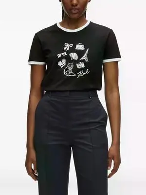 Karl Lagerfeld Charms Graphic T-shirt
