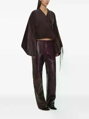Christopher Esber Corduroy Cocoon Fringed Jacket
