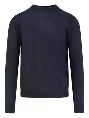 FILIPPO DE LAURENTIIS Crew-neck Knitted Sweater - Blue