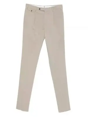 PT TORINO Pleated Trousers - Neutrals