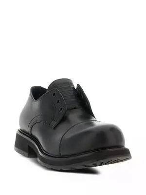 Balenciaga Eyelets Truck Derby Shoes - Black