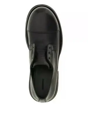 Balenciaga Eyelets Truck Derby Shoes - Black