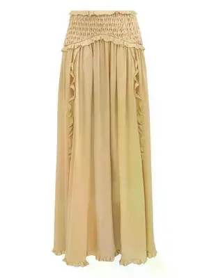 Zimmermann Hypnotic Ruffled Maxi Skirt