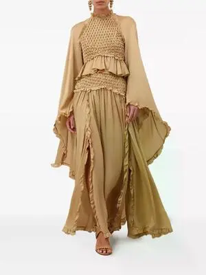 Zimmermann Hypnotic Ruffled Maxi Skirt