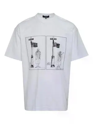 Comme Des Garçons Print-detail T-shirt - White