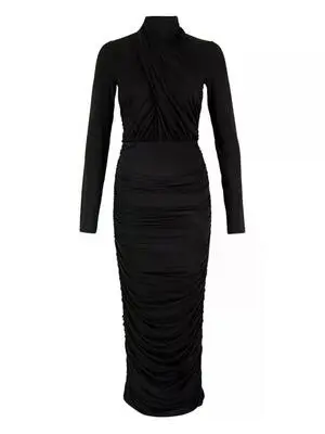 Ruched Midi Cocktail Dresses