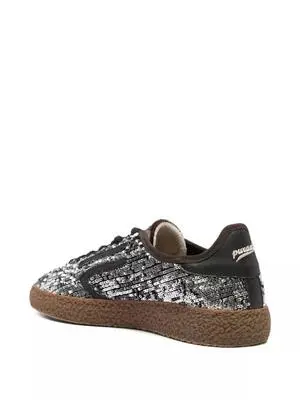 PURAAI Sequin Lace-up Shoes