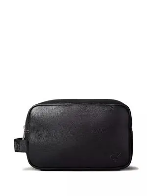 Calvin Klein Grained Texture Zip Pouch - Black