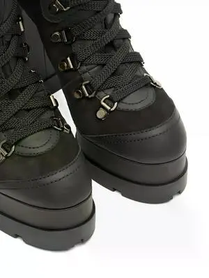 Casadei 120mm Platform Lace-up Boots