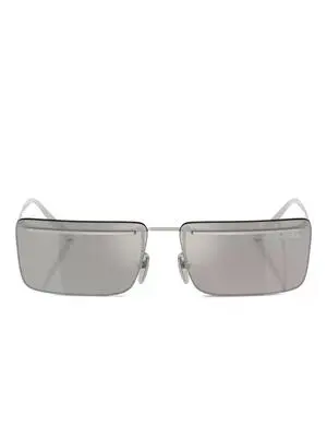 Prada Rectangle-frame Sunglasses - Silver
