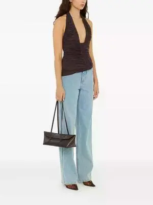 Christopher Esber Orion Ruched Top - Brown