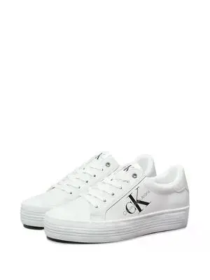 Calvin Klein Logo-print Flatform Sneakers