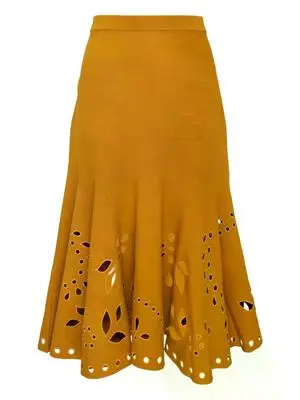 Ulla Johnson Fiorella Cutout-detail Midi Skirt