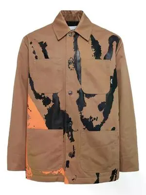 MSGM Printed Shirt Jacket