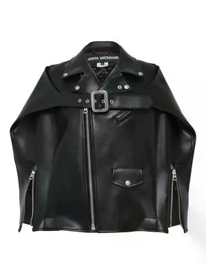 Junya Watanabe X Comme Des Garçons Buckle Faux-leather Jacket - Black