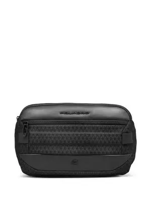 Piquadro Silver Tone Belt Bags For Women