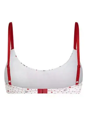 Karl Lagerfeld Heart-print Bralette